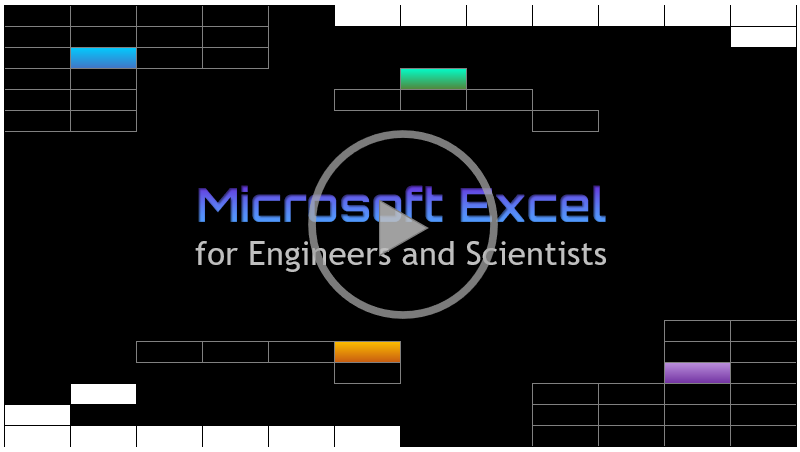 Microsoft Excel for Engineers / Scientists Class